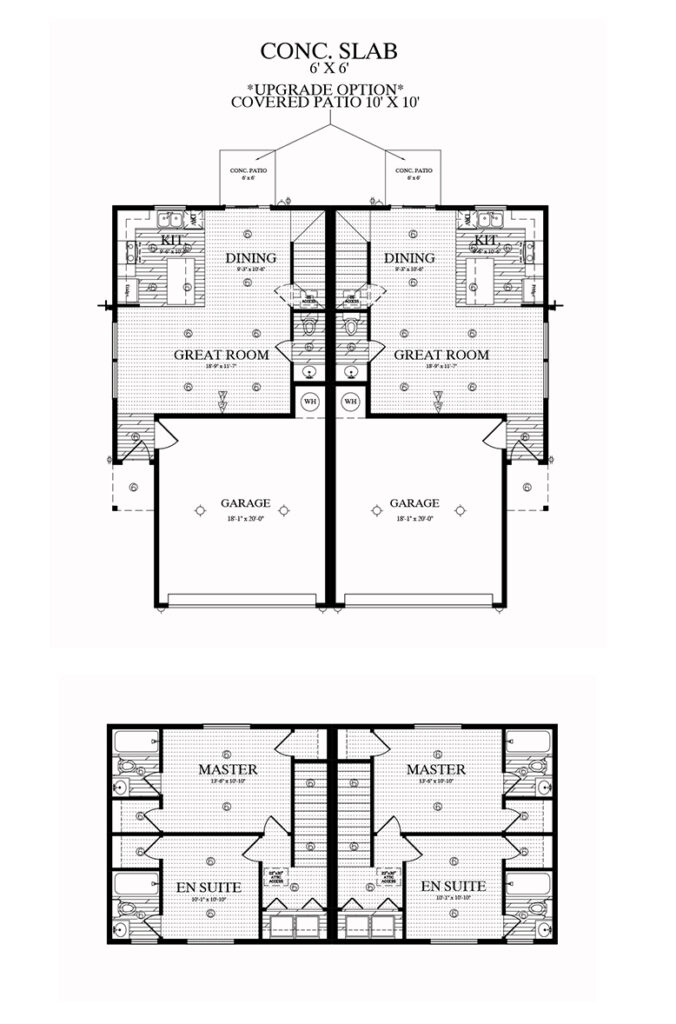 The 1045 Townhouse Plan - Pro Made Homes